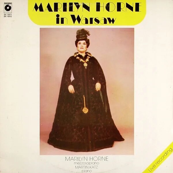 Мэрилин Хорн, Мартин Кац - Marilyn Horne In Warsaw 2LP EX