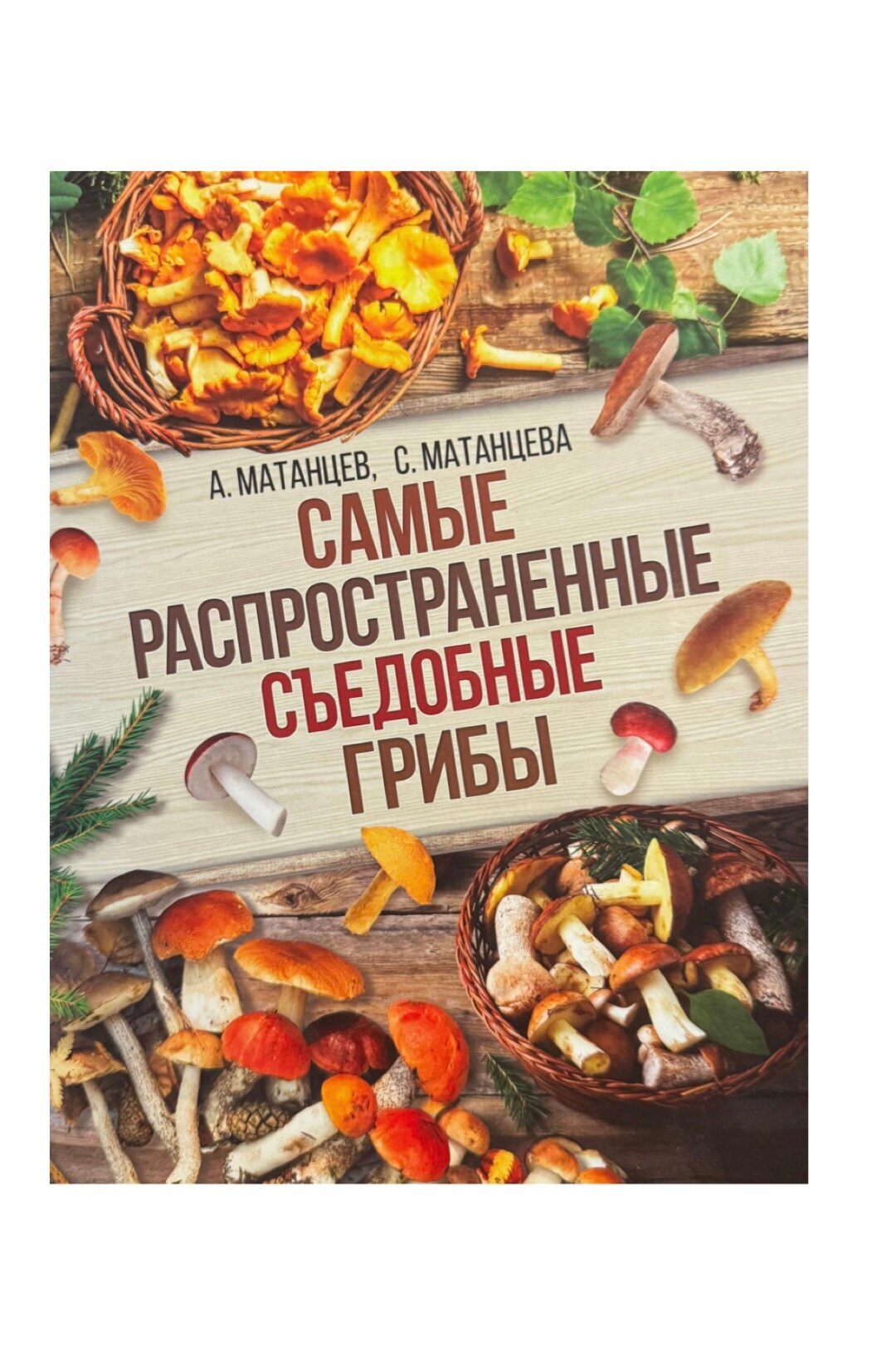 Книга "Самые распространенные съедобные грибы" А. Матанцев, С. Матанцева