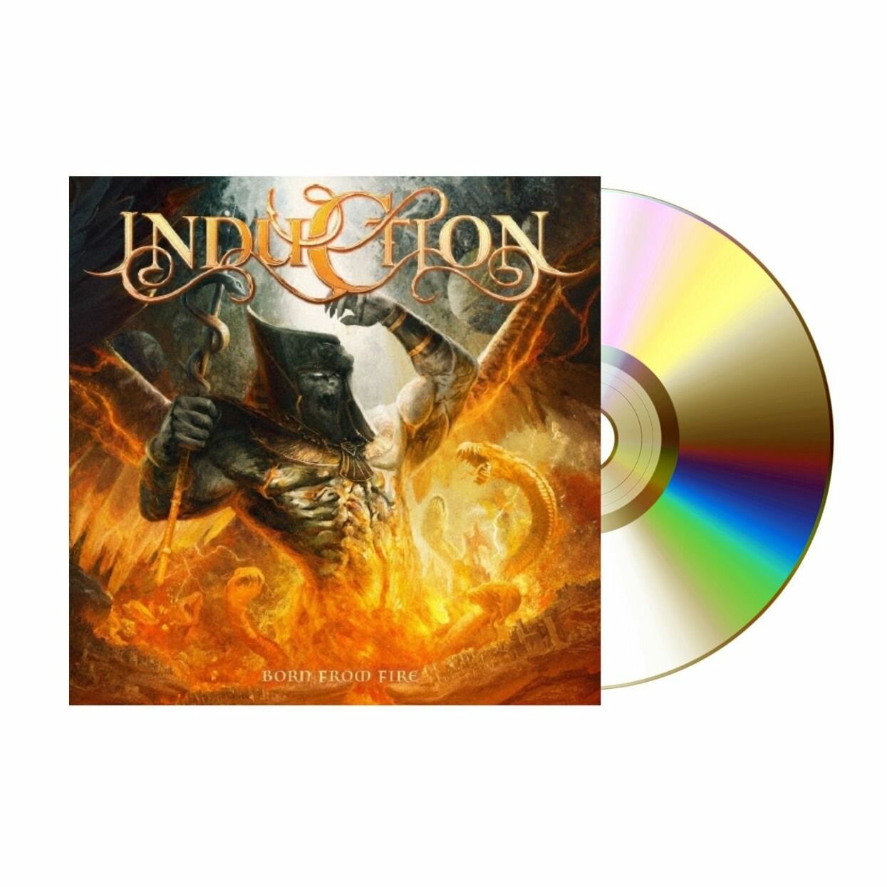 Музыка CD Induction - Born From Fire, New