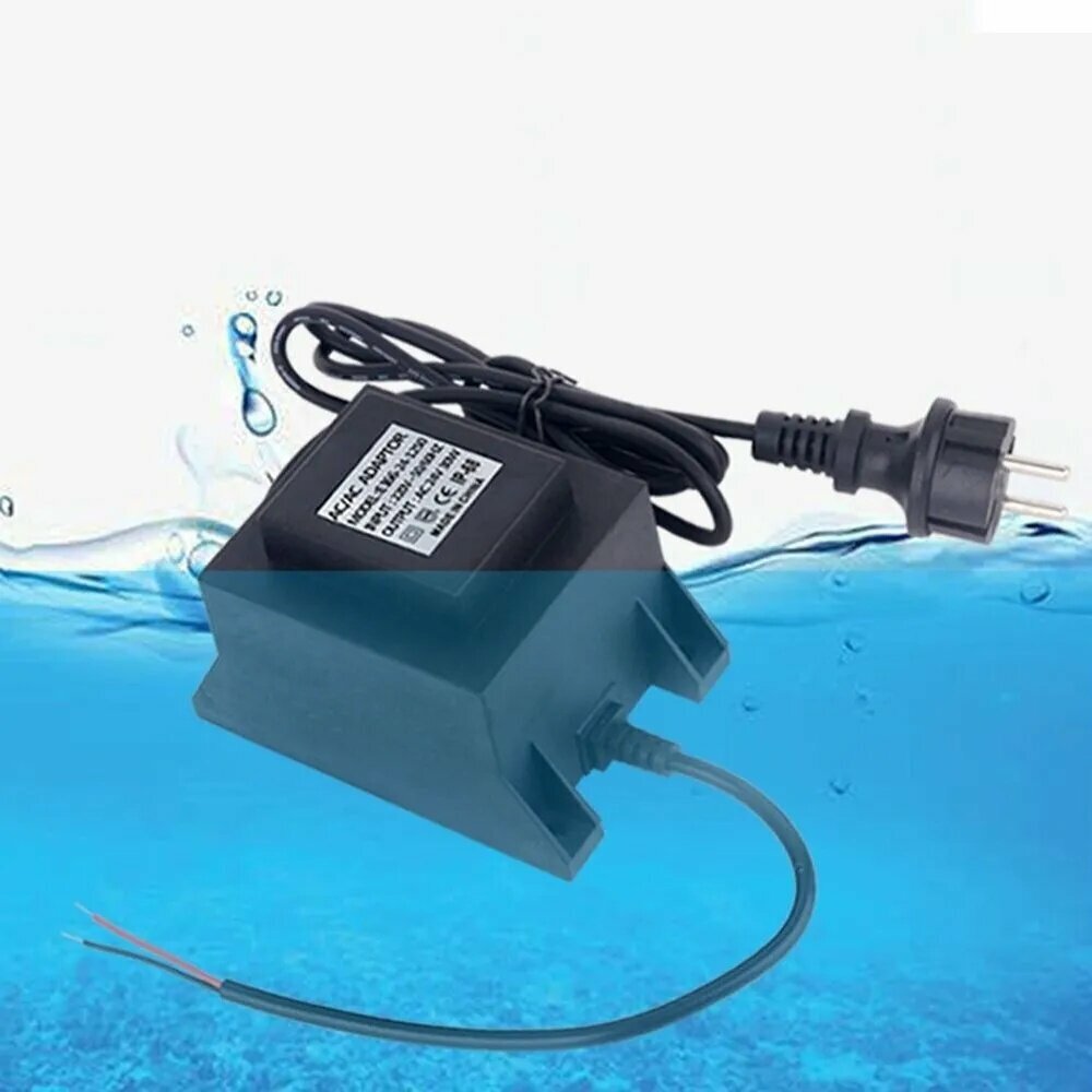 Водонепроницаемый IP68 AC LED Трансформатор Переменного Тока 220 В до AC24V 50 Вт Трансформатор Питания