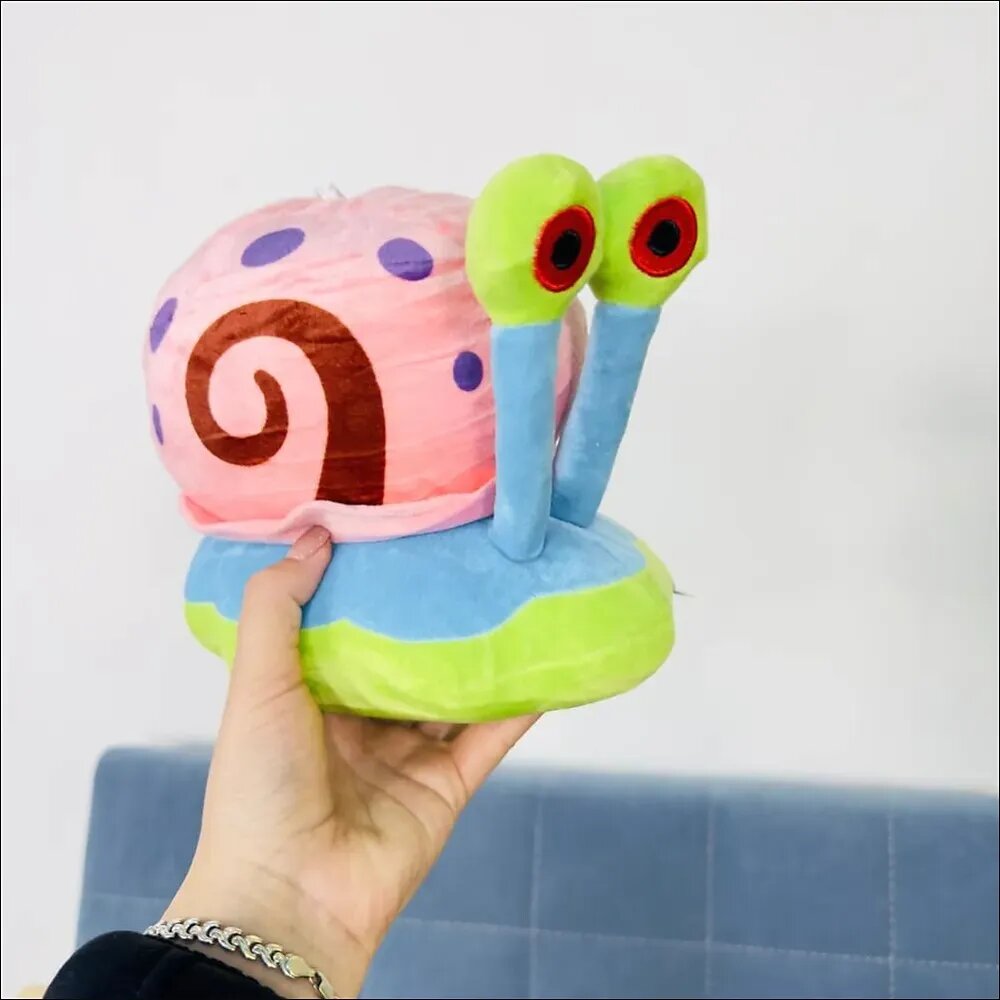 Мягкая игрушка Улитка Гэри 18 см Губка Боб квадратные штаны велюр