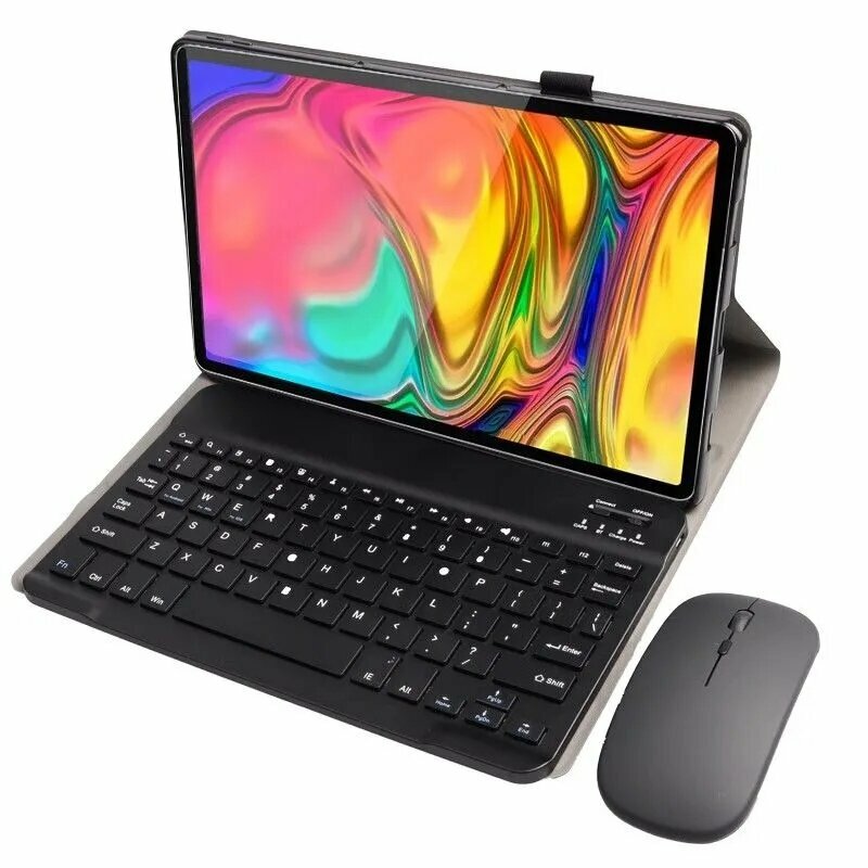 Чехол с клавиатурой для Lenovo Tab P11 TB-J606F / TB-J606L 11" со съемной беспроводной Bluetooth клавиатурой с гравировкой русских букв