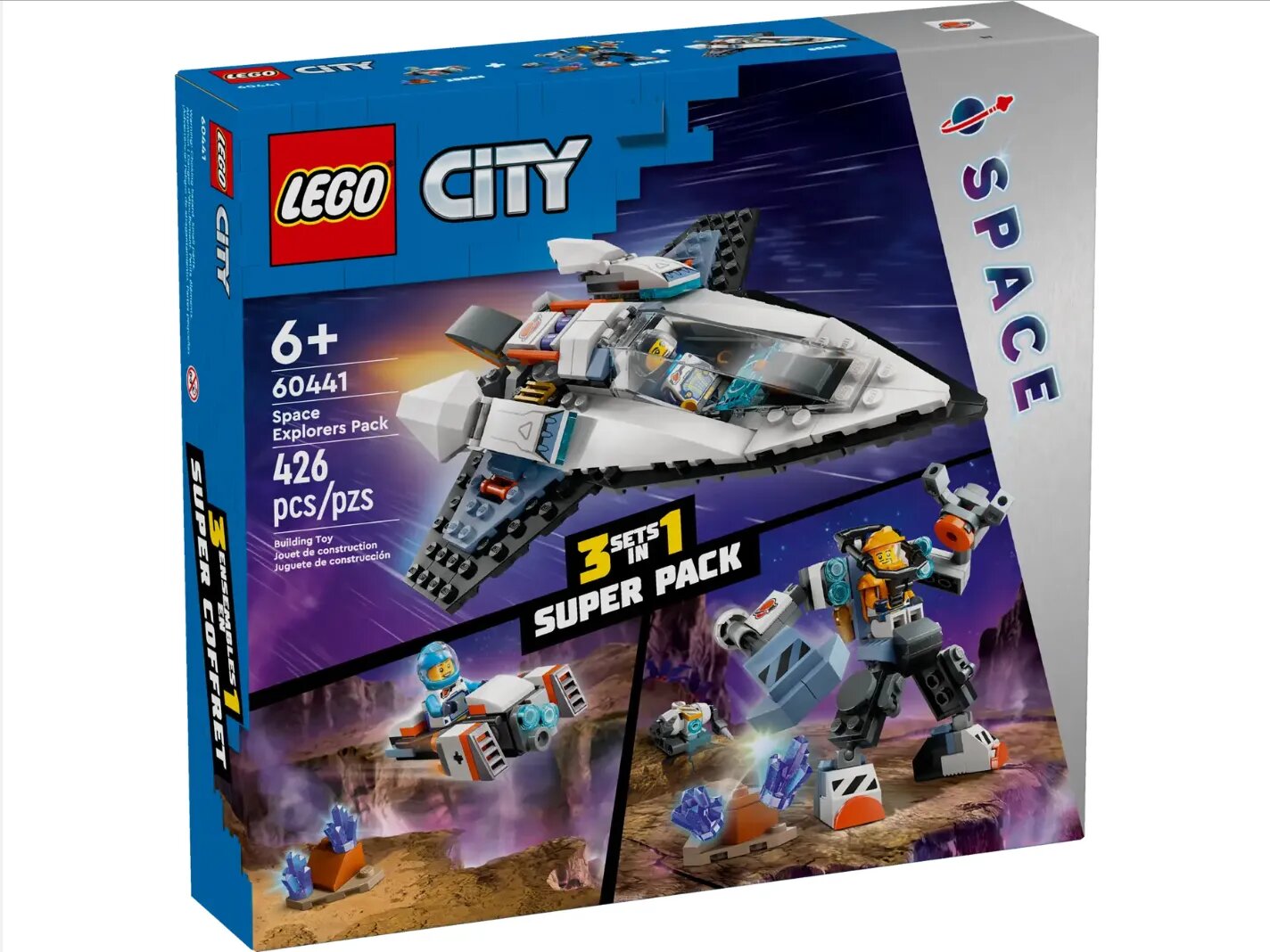 Конструктор LEGO City 60441 Space Explorers Pack