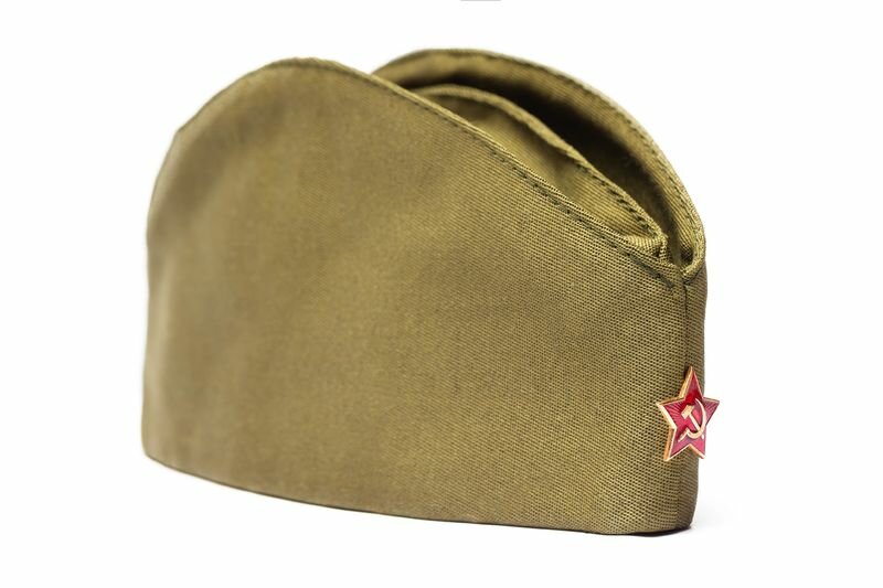 Военная форма Пилотка Люкс со звездой 52 см
