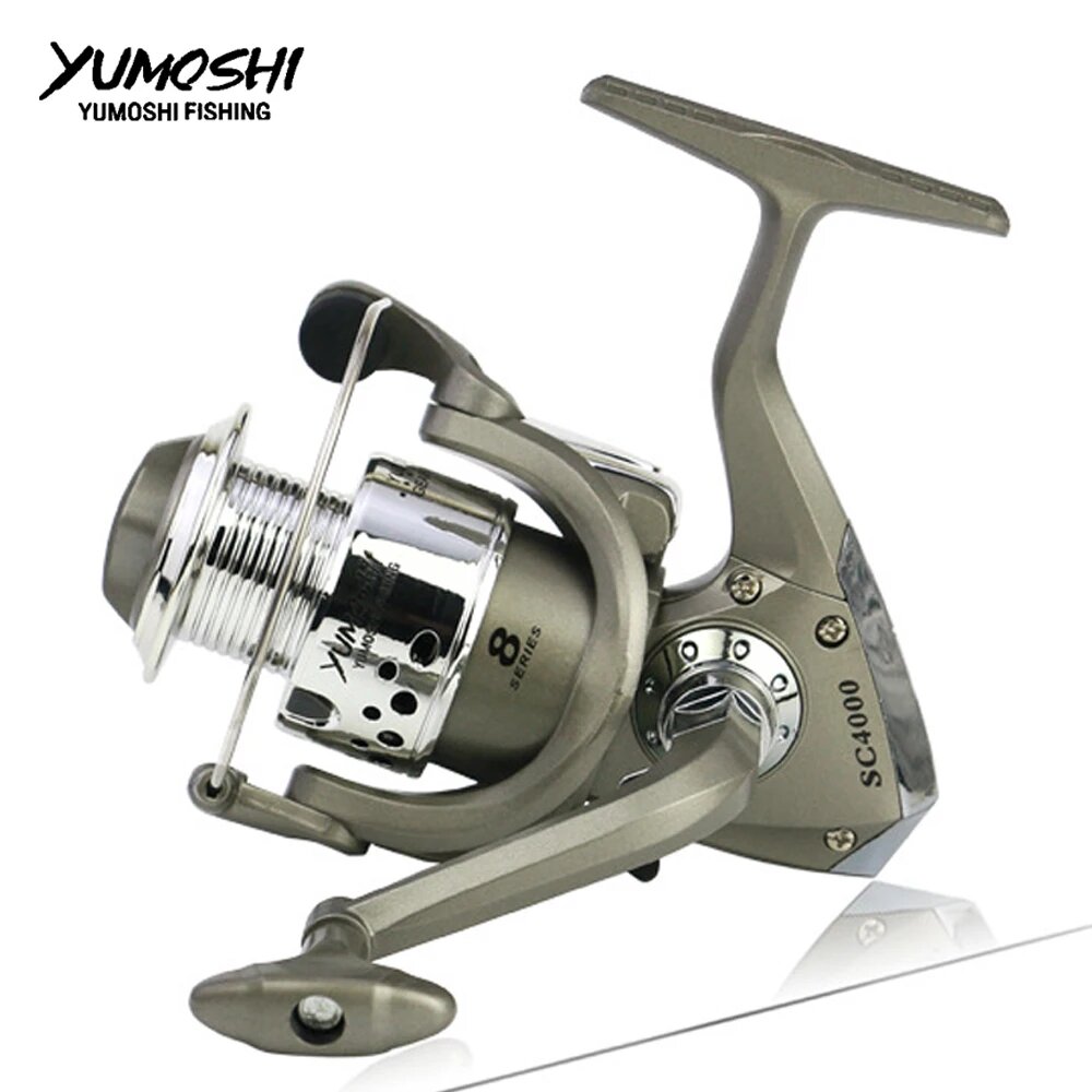 Спиннинговая катушка Yumoshi 5.5:1 8BB, Серия 2000