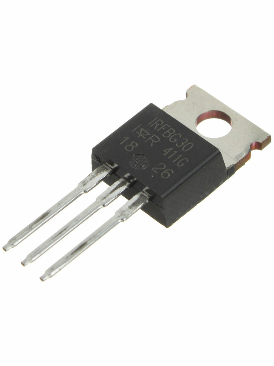 Транзистор IRFBG30 TO-220 IR (N-канал 1000В 3.1А 125Вт)