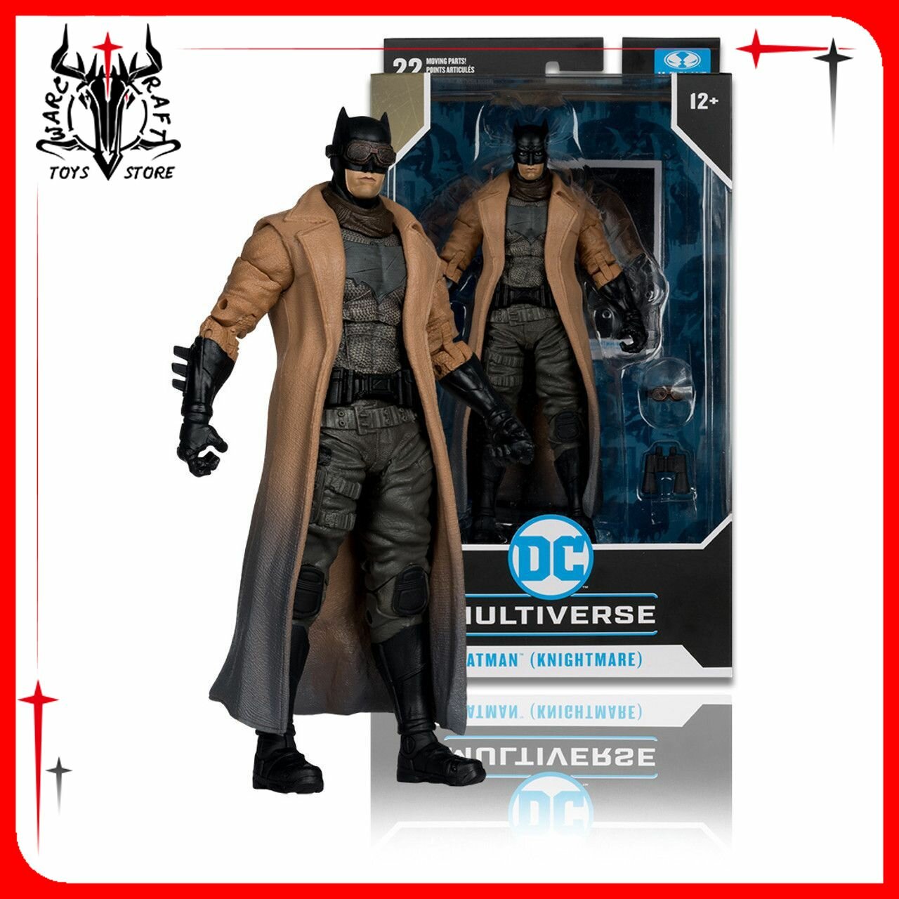 Игрушки McFarlane Toys Batman Knightmare (Бэтмен против Супермена: На заре справедливости) Коллекция 7-дюймовых фигурок DC Multiverse