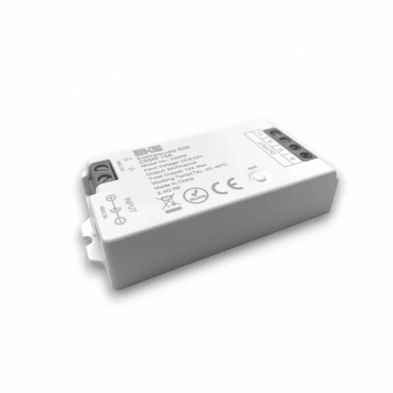 Контроллер для светодиодной ленты EKS RGB C03RF 12A, 12-24В