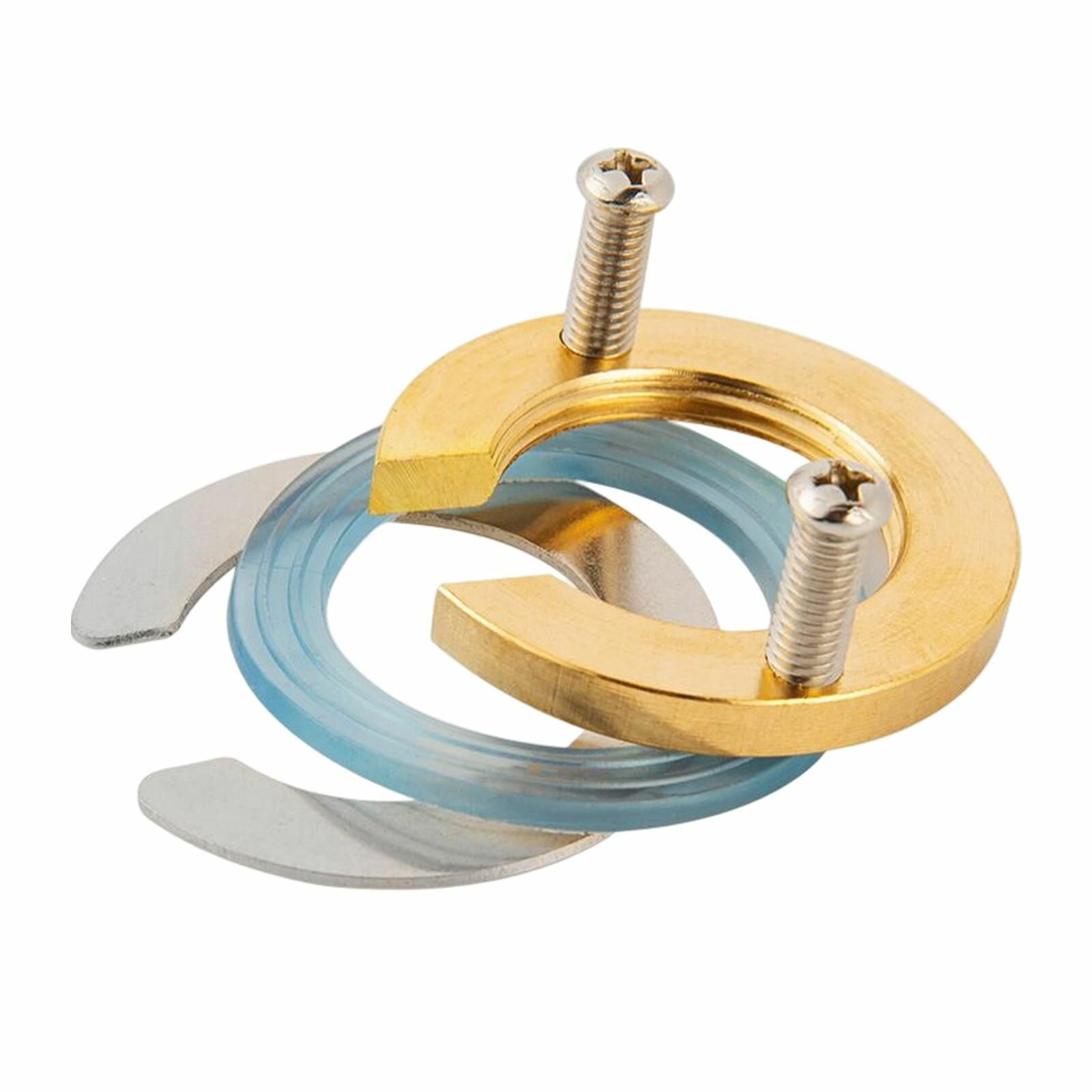 Комплект гайки и шайбы для крепления смесителя, аксессуар для одноотверстия, латунь