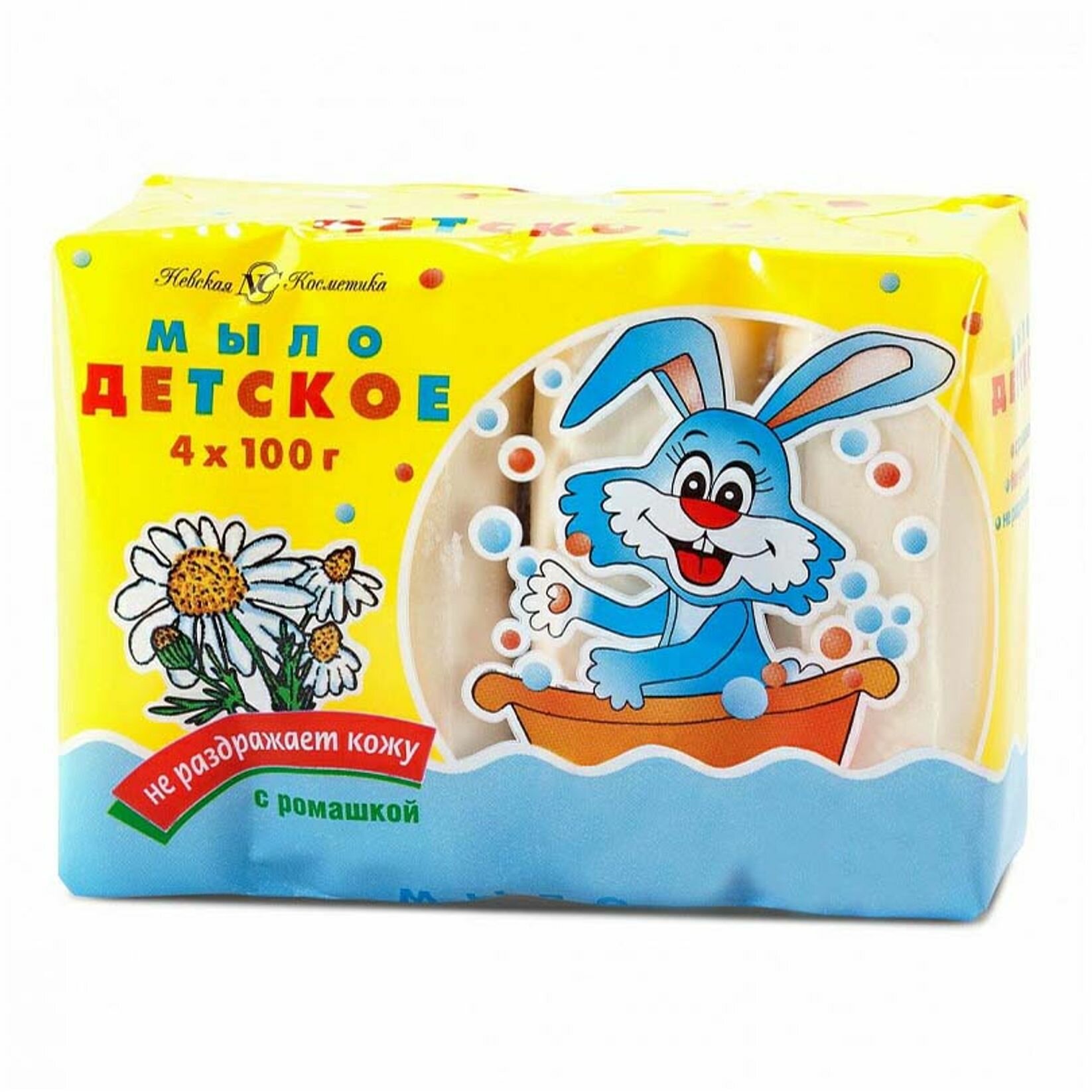 Детское мыло Невская Косметика с экстрактом ромашки 100 г х