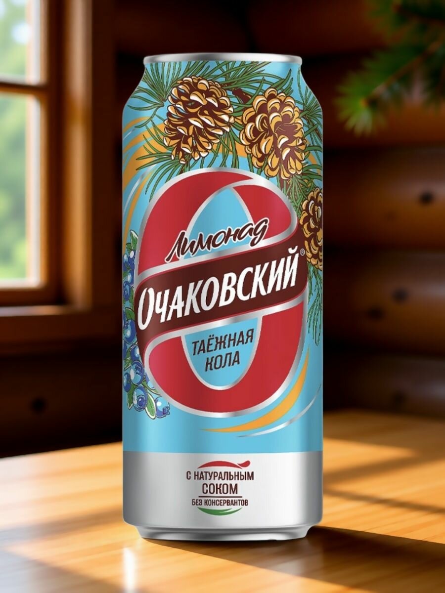 Лимонад Очаковский Таежная кола 450мл х 12 шт