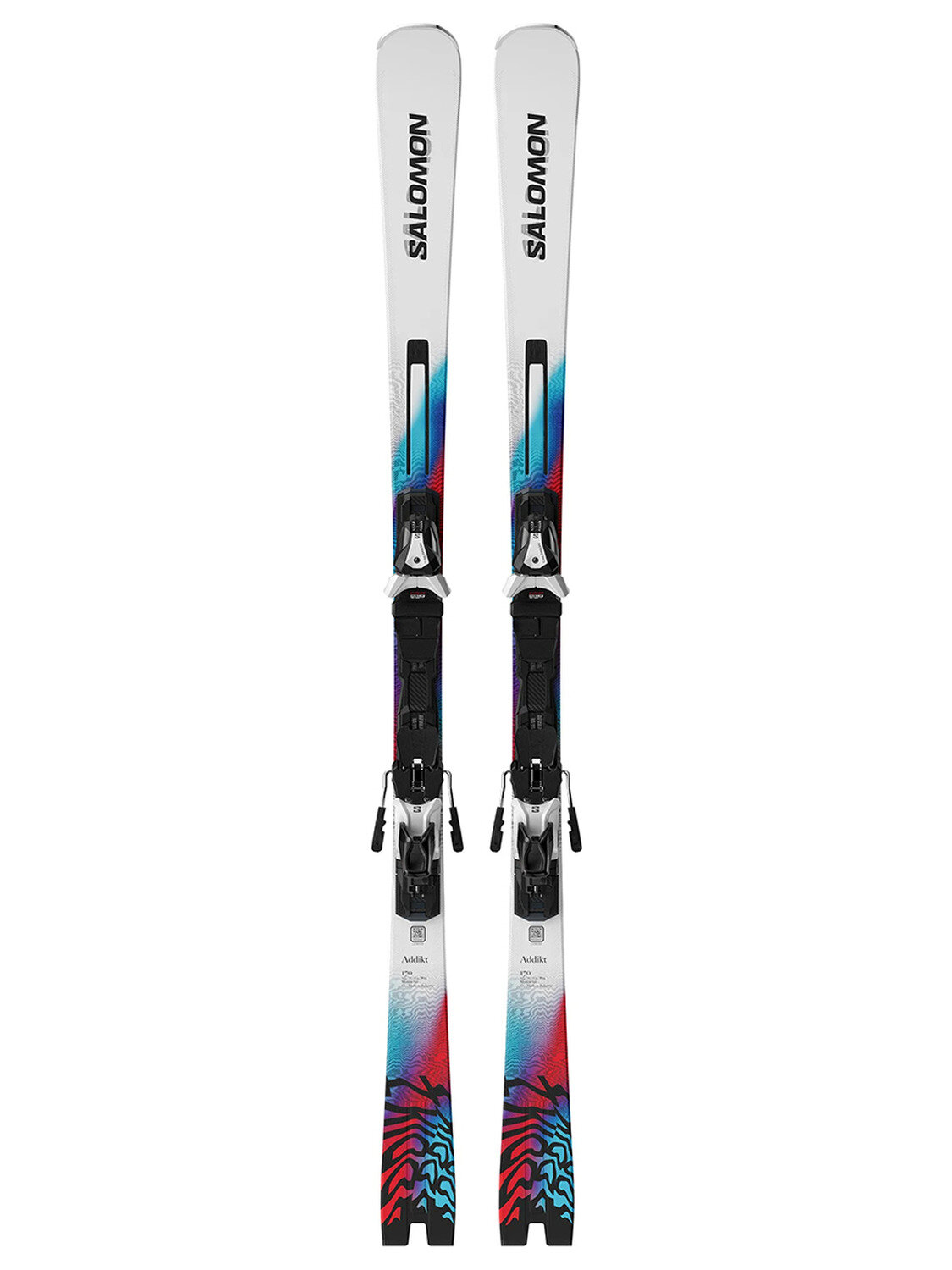 Горные лыжи с креплениями Salomon Addikt + MI12 GW 25/26 , для мужчин , Мультиколор