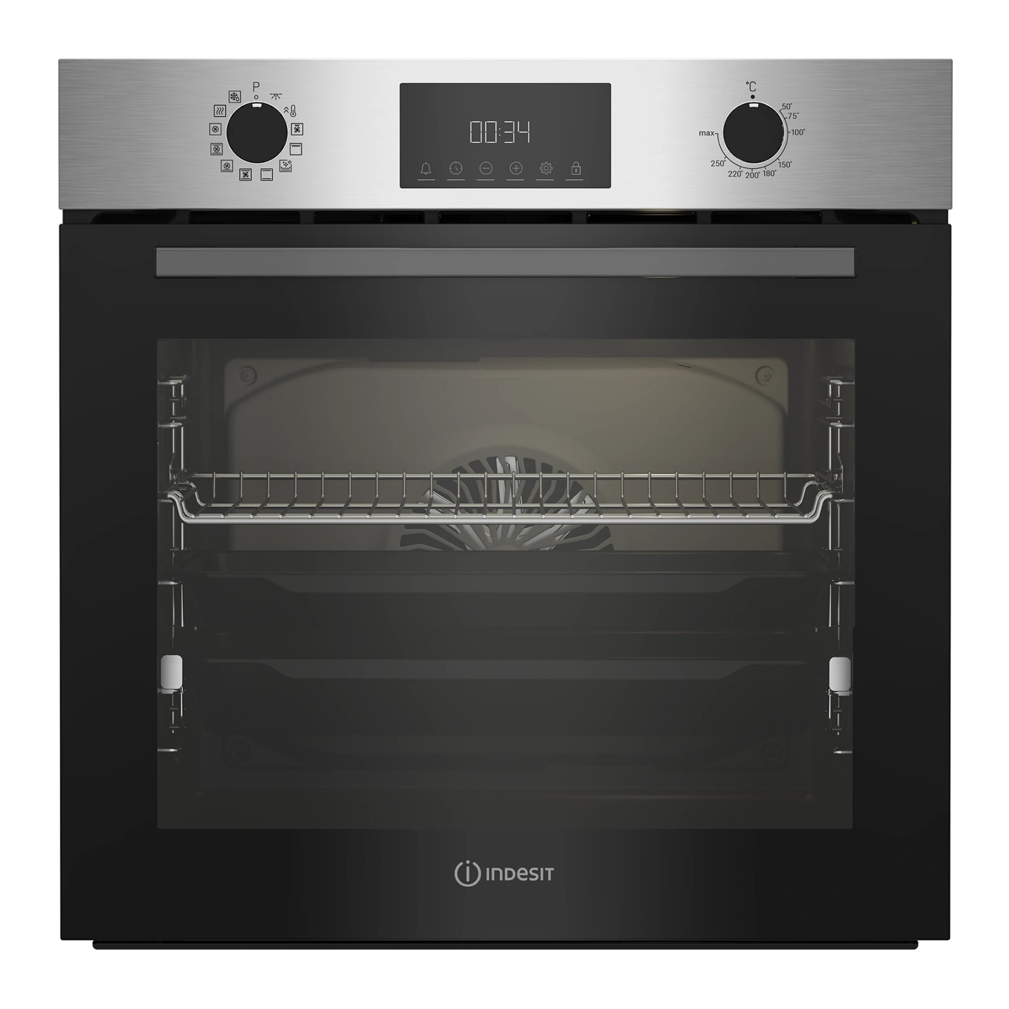Электрический духовой шкаф Indesit IBFTE 4941 JH IX, 72л, очистка каталитическая + паровая