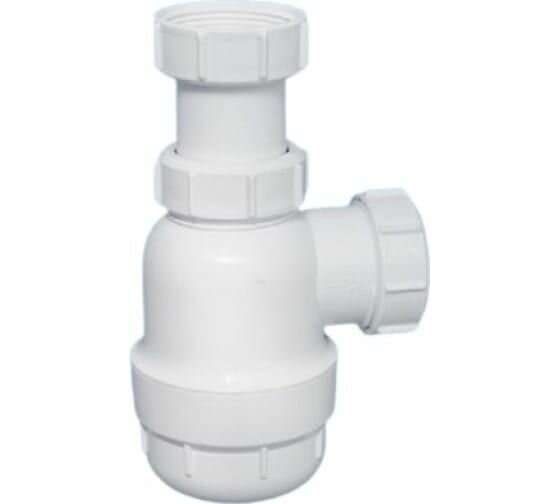 Бутылочный сифон McAlpine 1 1/2"х40 мм, без выпуска, выход компрессионный D 40 мм MRSK2-NW