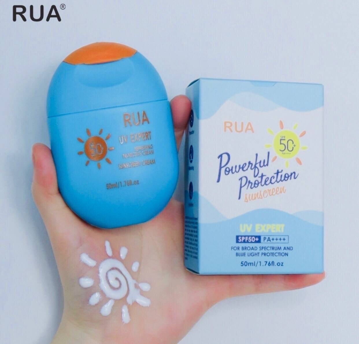 Солнцезащитный крем для лица и тела SPF 50 увлажняющий, защита от солнца, 50 ml RUA