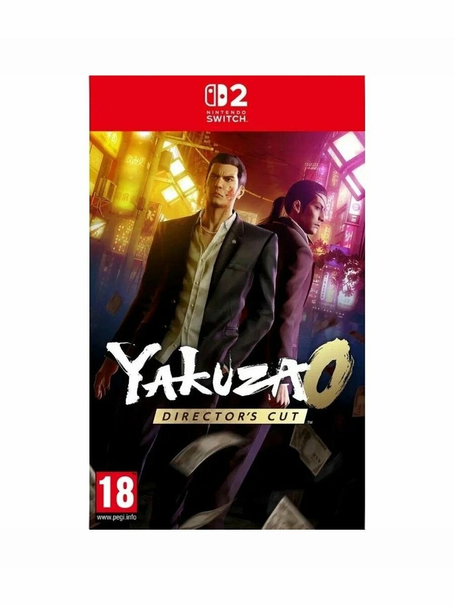 Игра Yakuza 0 Director s Cut (Nintendo Switch 2) Sega Картридж 18+