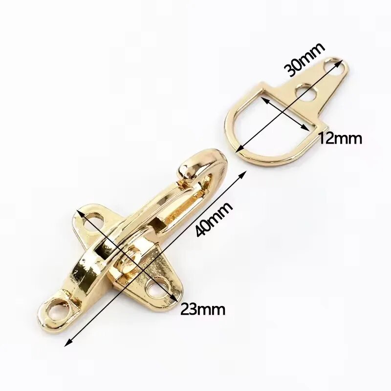 4 шт. застежки-карабины LightGold-A-40mm
