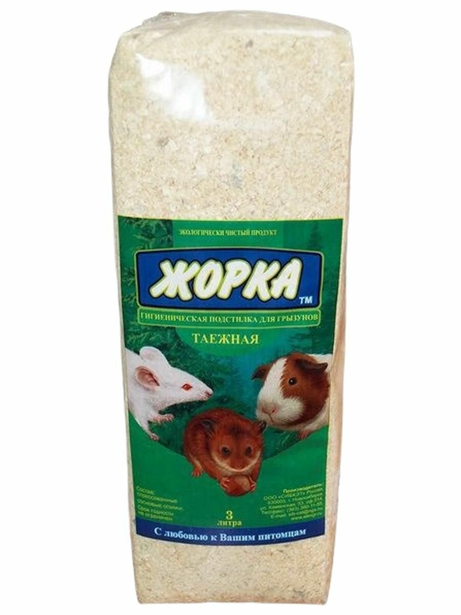 Таежная гигиеническая подстилка для грызунов 3л