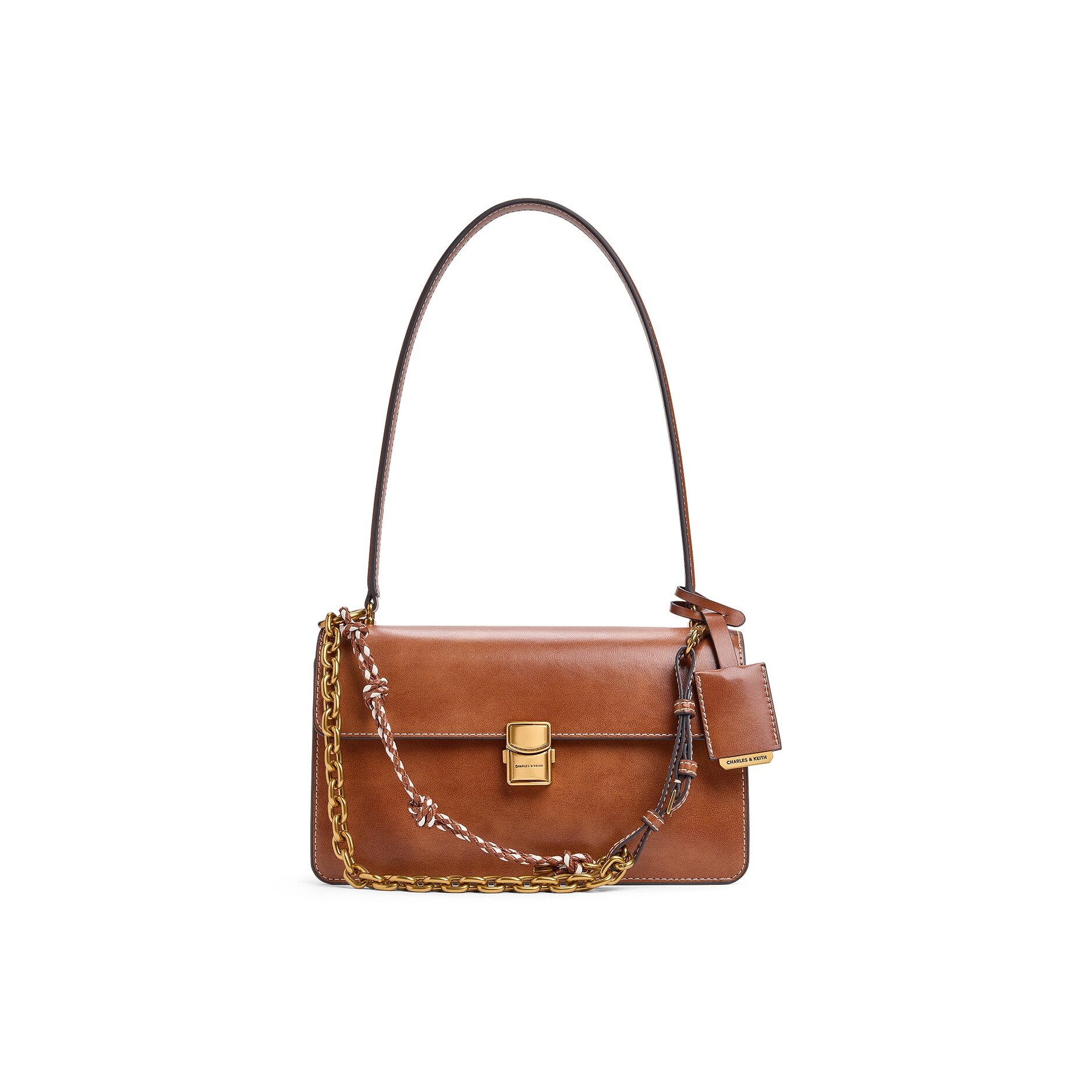Сумка CHARLES & KEITH, фактура плетеная — фото 1