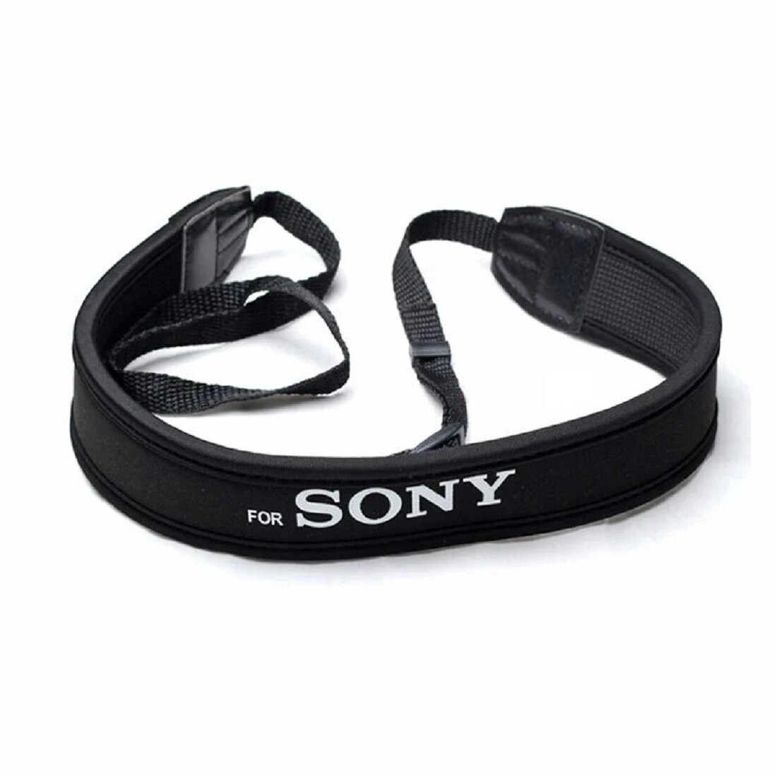 Fotokvant STR-20 неопреновый ремень черный Sony для фотоаппарата (020)