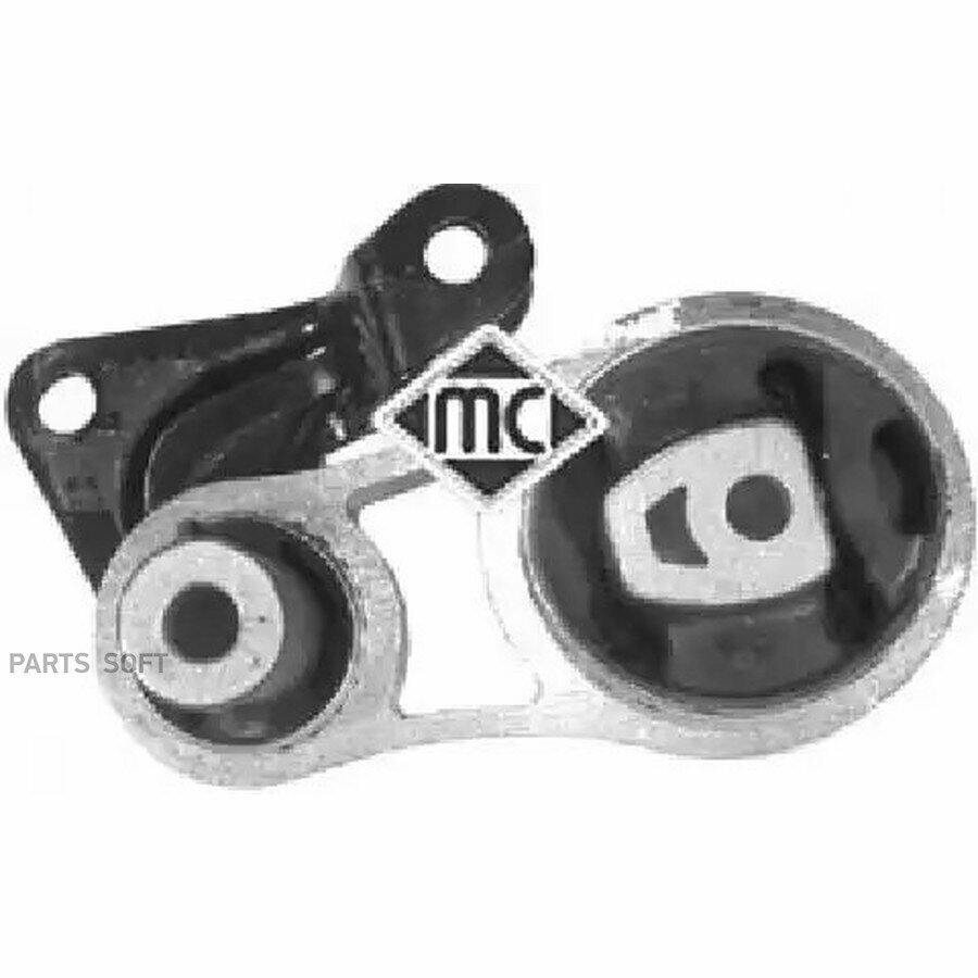 Подушка двигателя METALCAUCHO 04850 подушка двиг FRD FIESTA V/FUSION/MAZ 2 01- нижн L