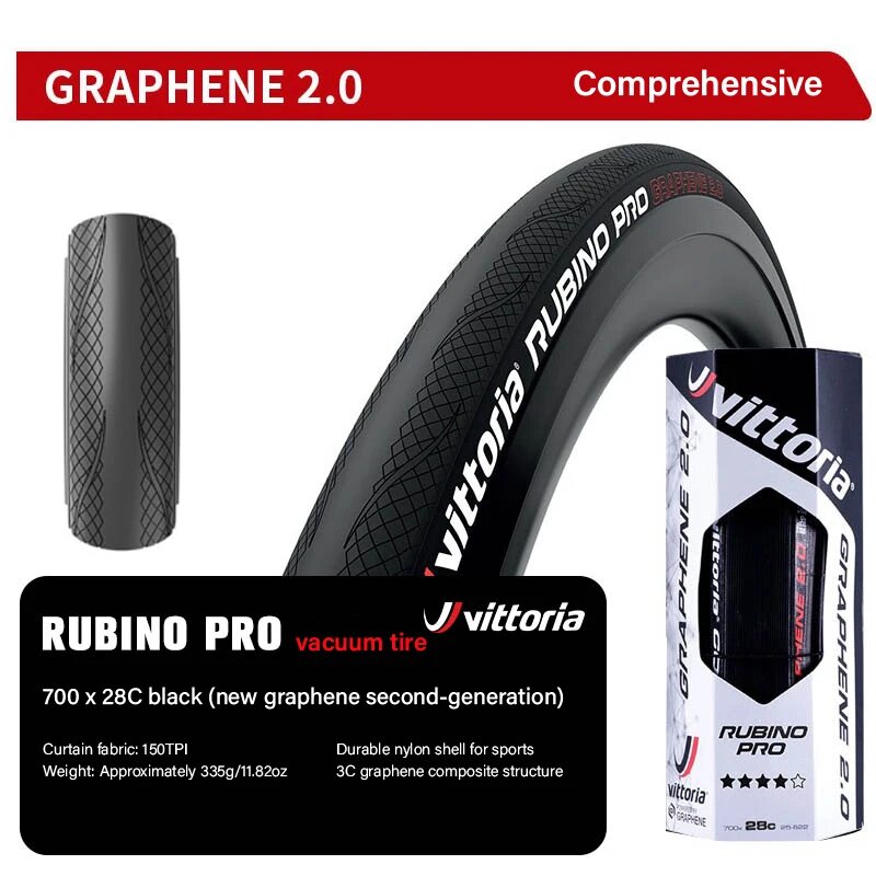 VITTORIA Rubino Pro 700x28C black Graphene 2.0