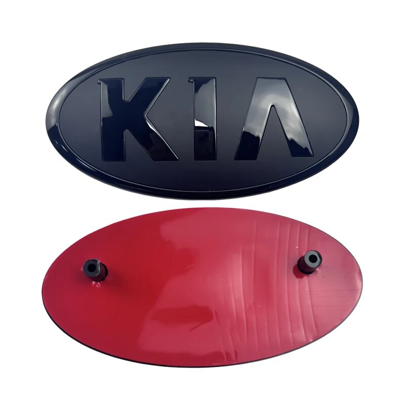 Эмблема на капот и значок на багажник для KIA Sportage, Ceed, Sorento, Cerato, Black-11.5 x 5.7cm