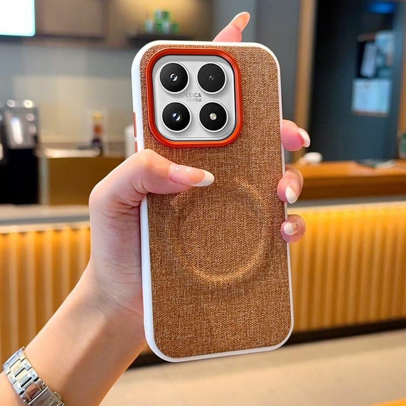 Чехол для Xiaomi 17/ Сяоми 17/ Ксиаоми 17 Высококачественная ткани магнитная оболочка