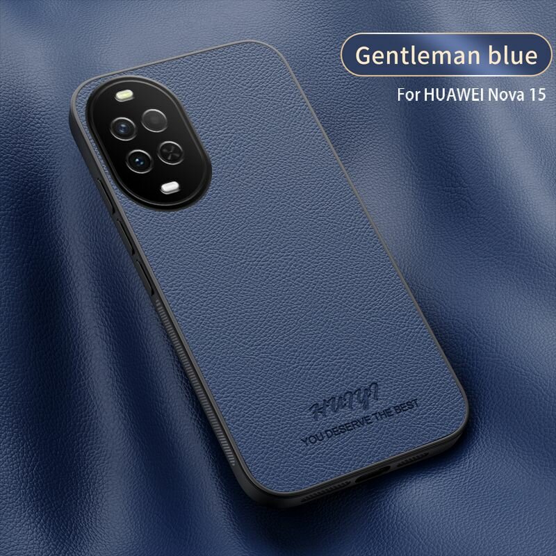 Чехол для Huawei Nova 15 / Хуавей Нова 15 Высококачественная кожа антиударный чехол