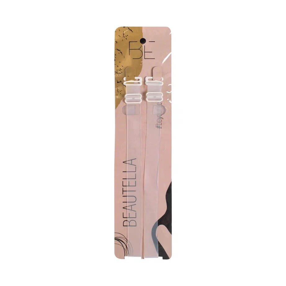 Силиконовые бретельки Beautella, полупрозрачные, ширина: 1,5см