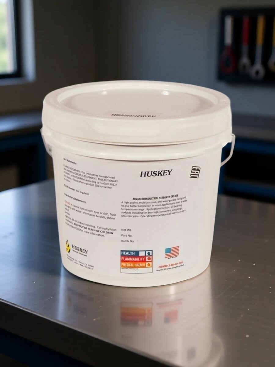 Смазка водостойкая с пищевым допуском HUSKEY LVI-50 PTFE GREASE #2 (Ведро 3.18кг)/01030-2