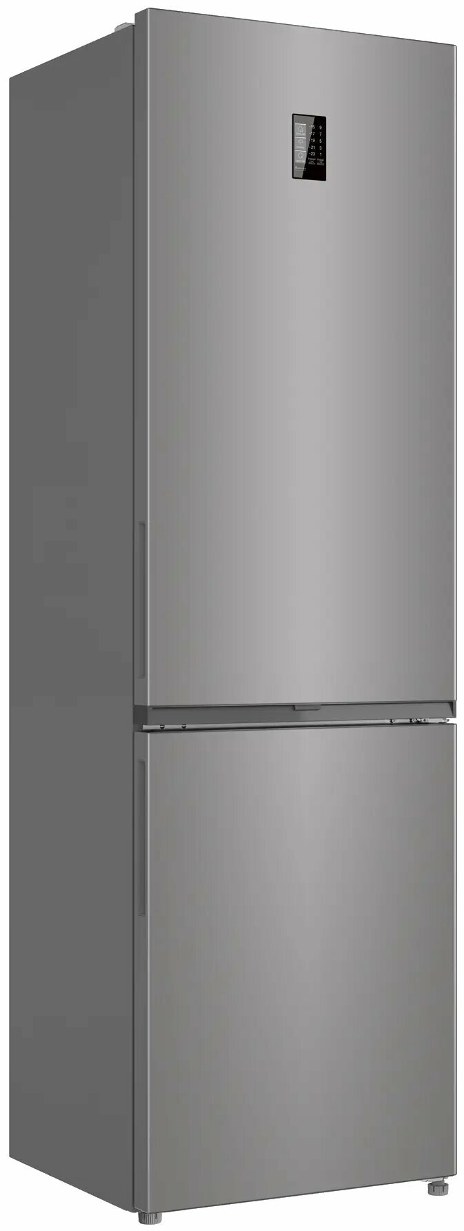 Двухкамерный холодильник CANDY CFN6200SD, серебро, Total No Frost
