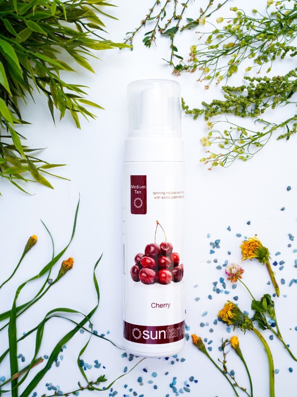 Suntana / Мусс-автозагар для моментального загара Вишня 10% DHA 200 мл