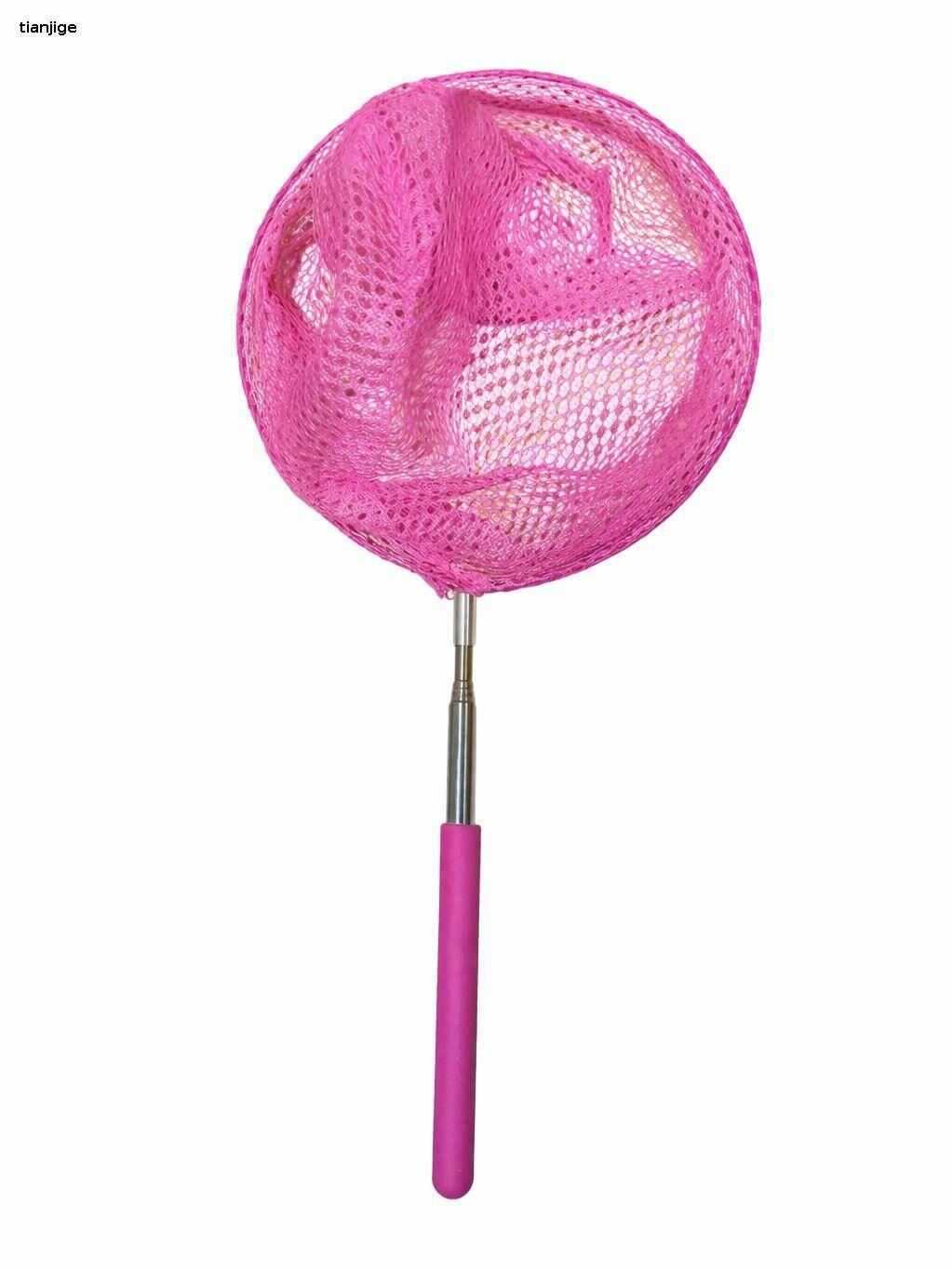 Сачок MSN Toys, розовый, складной, телескопический, 38-85 см