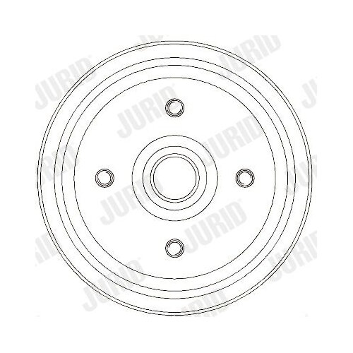 Тормозной барабан, HYUNDAI / KIA 52710-02550 (1 шт.)