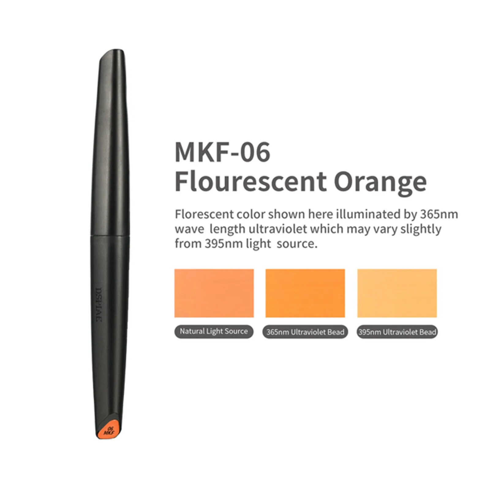 Маркер цветной DSPIAE, Fluorescent Orange, MKF-06
