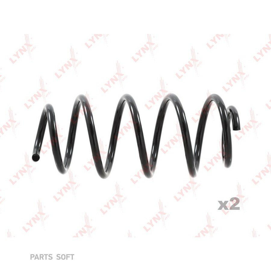 SC-1904 Пружины подвески передние SKODA Octavia(1Z) 04> / Yeti 09> VW Golf V 03> 2шт LYNXAUTO SC1904