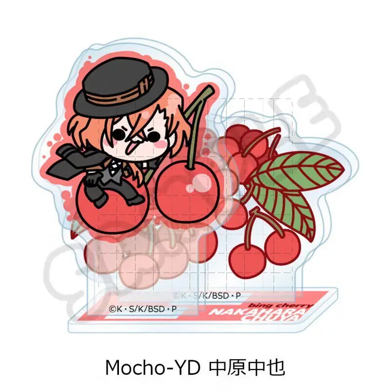 Фигурки аниме Fruit Nakajima Atsushi Dazai Osamu Sakaguchi Ango Akutagawa Ryunosuke Mori Красный, 10