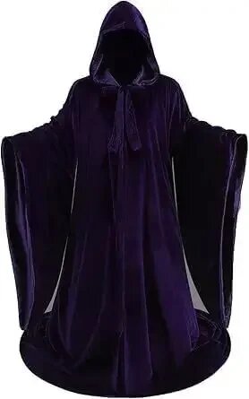 Костюмы волшебника из полиэстера, 4 цвета Фиолетовый, Purple