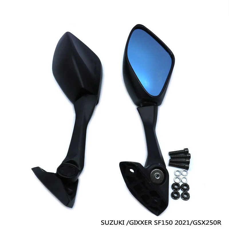 Мотоциклетные зеркала, боковое зеркало для SUZUKI GIXXER SF150 GSX250R 2021+, зеркало заднего blue