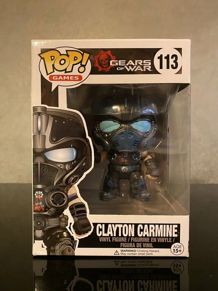 Фигурка Funko POP! GEARS OF WAR 113 GLAYTON CARMINE. Клейтон из "Gears of War"