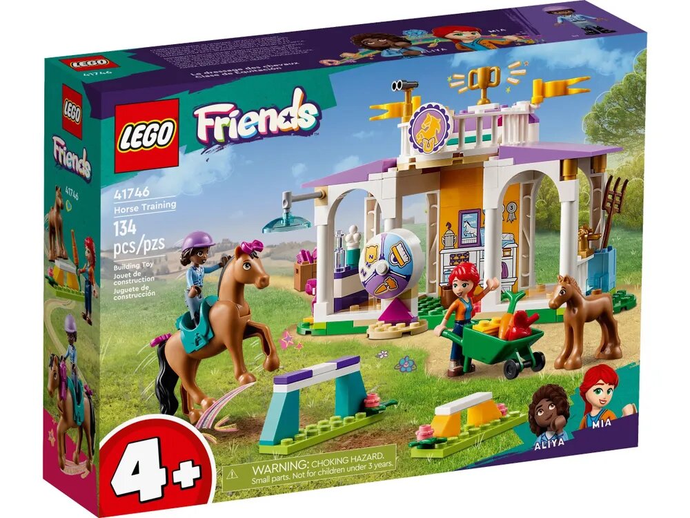 Лего Friends серия, LEGO Конструктор, лего 41746 Тренировка лошадей, Игрушки lego для мальчиков и девочек