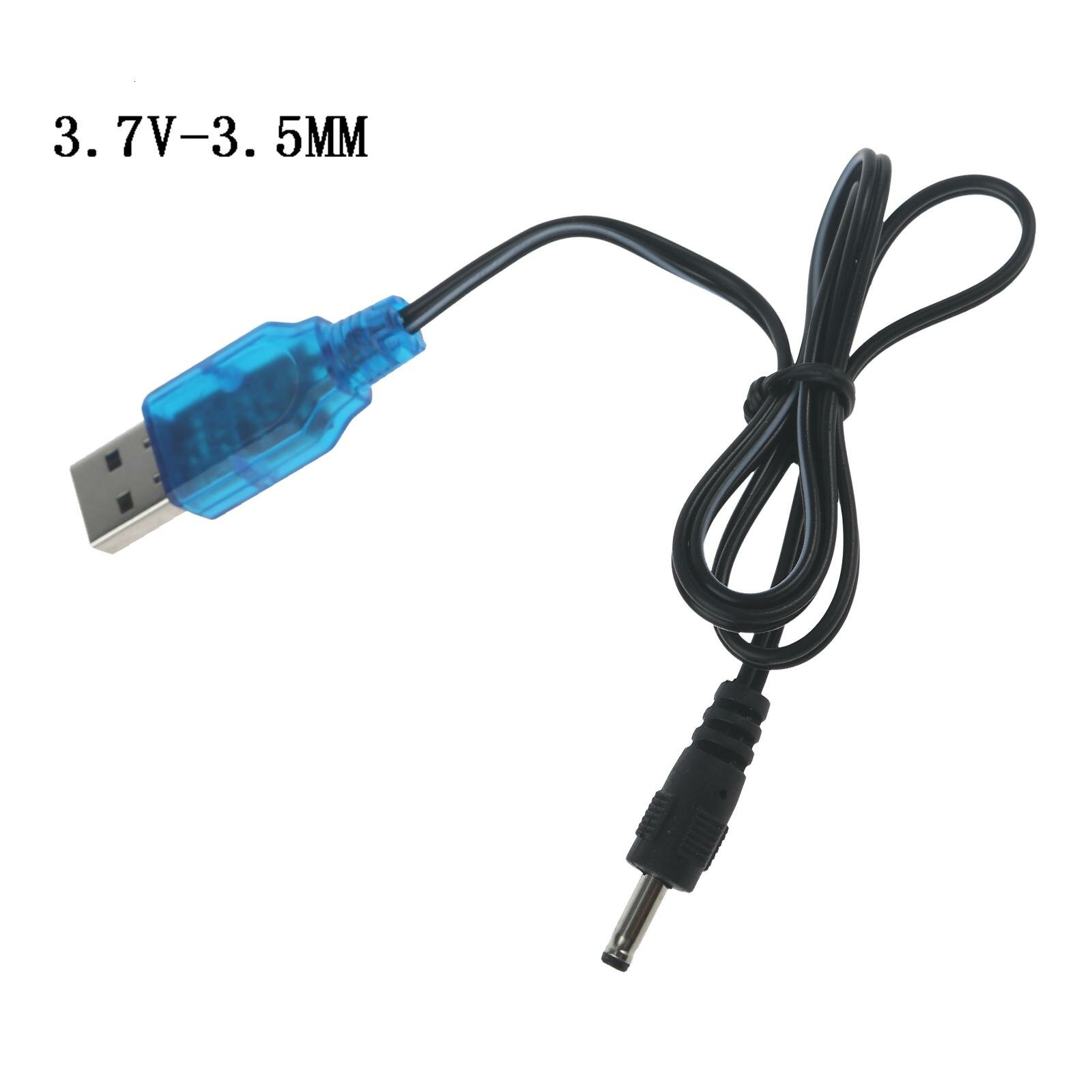 Зарядный кабель USB для LiPo аккумулятора 3.7V (2.5/3.5мм), 3.5 прямой
