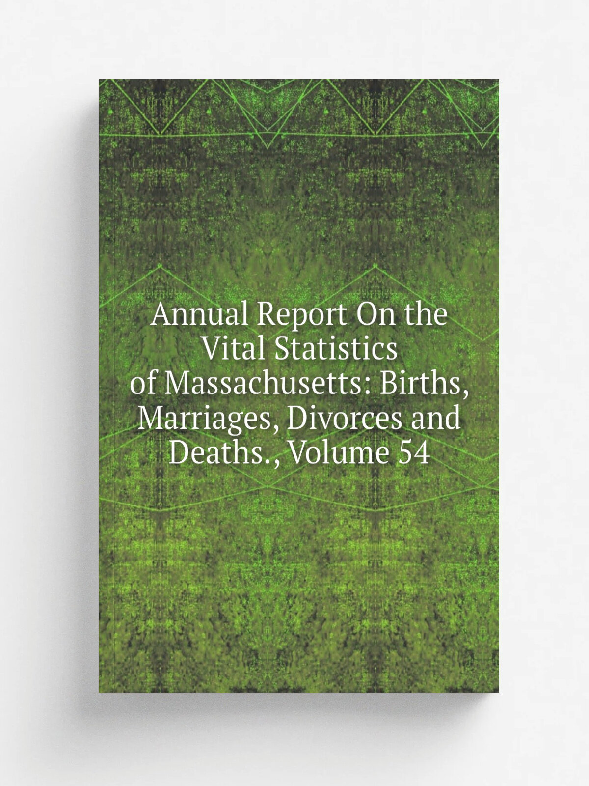 Annual Report On the Vital Statistics of Massachusetts: Births, Marriages, Divorces and Deaths, Volume 54