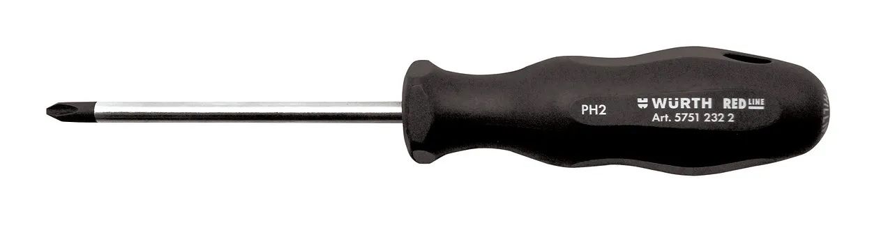 Отвертка с крестообразным шлицем (Phillips), REDLINE, PH3Х150, Wurth 57512323