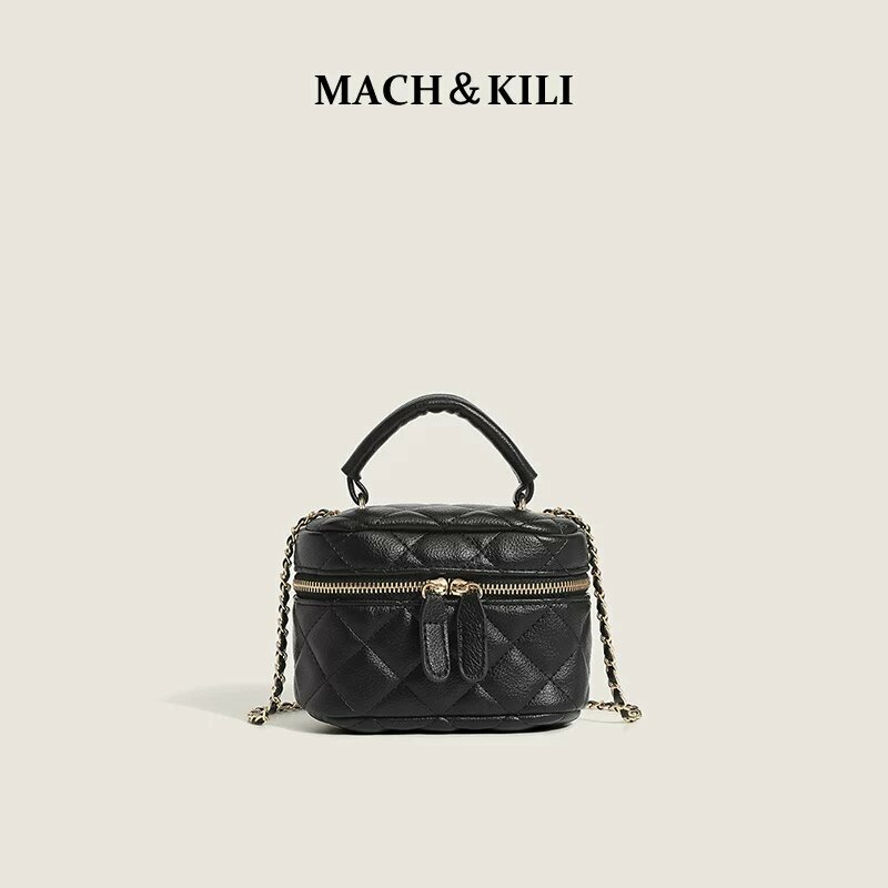 Сумка MACH＆KILI MK розовая коробка, универсальная мини-сумка для телефона, кроссбоди, маленькая сумка для женщин, цепочка, стиль Chanel