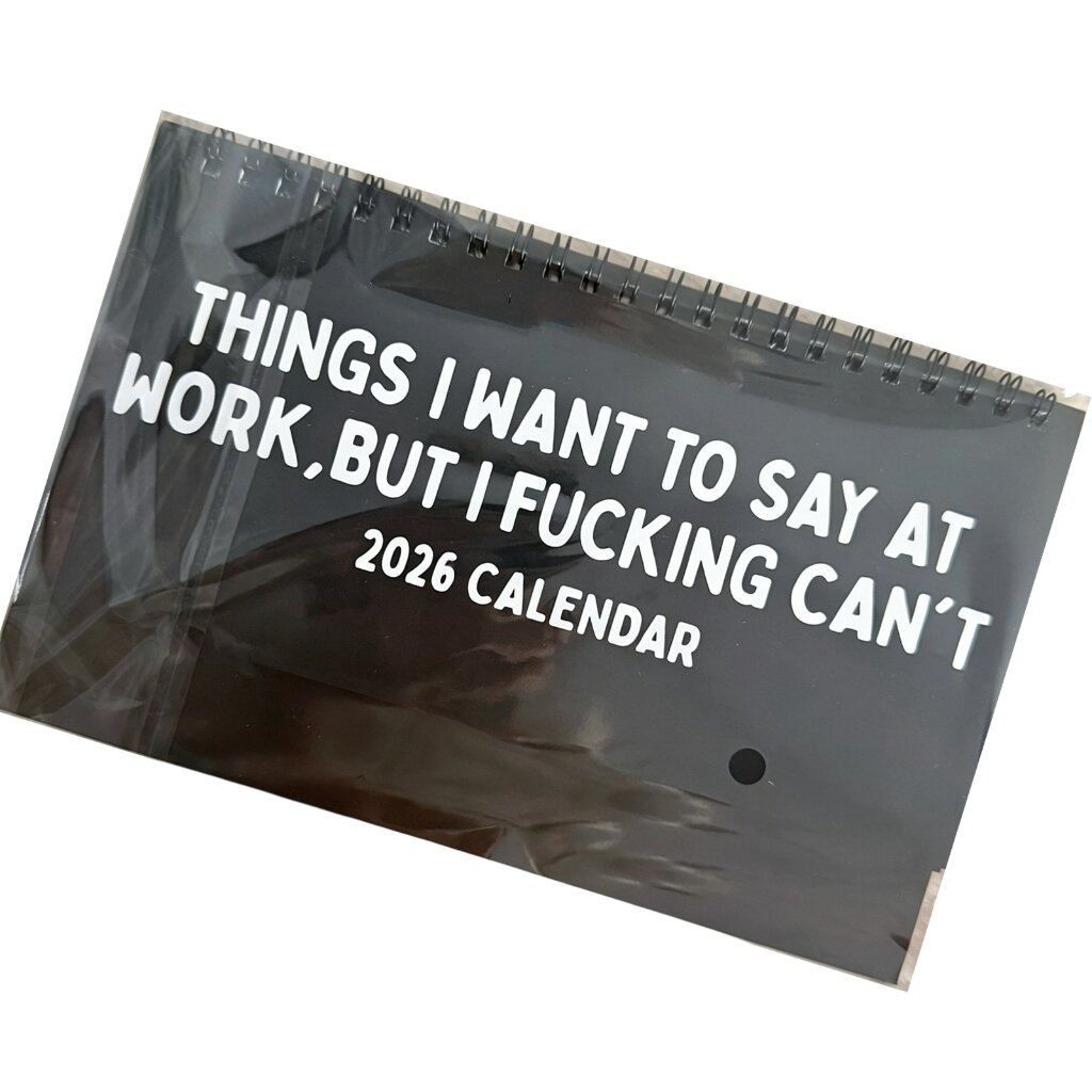 Юмористический Настольный Календарь на 2026 Год С Саркастическими Офисными Цитатами Для Ежедневного использования