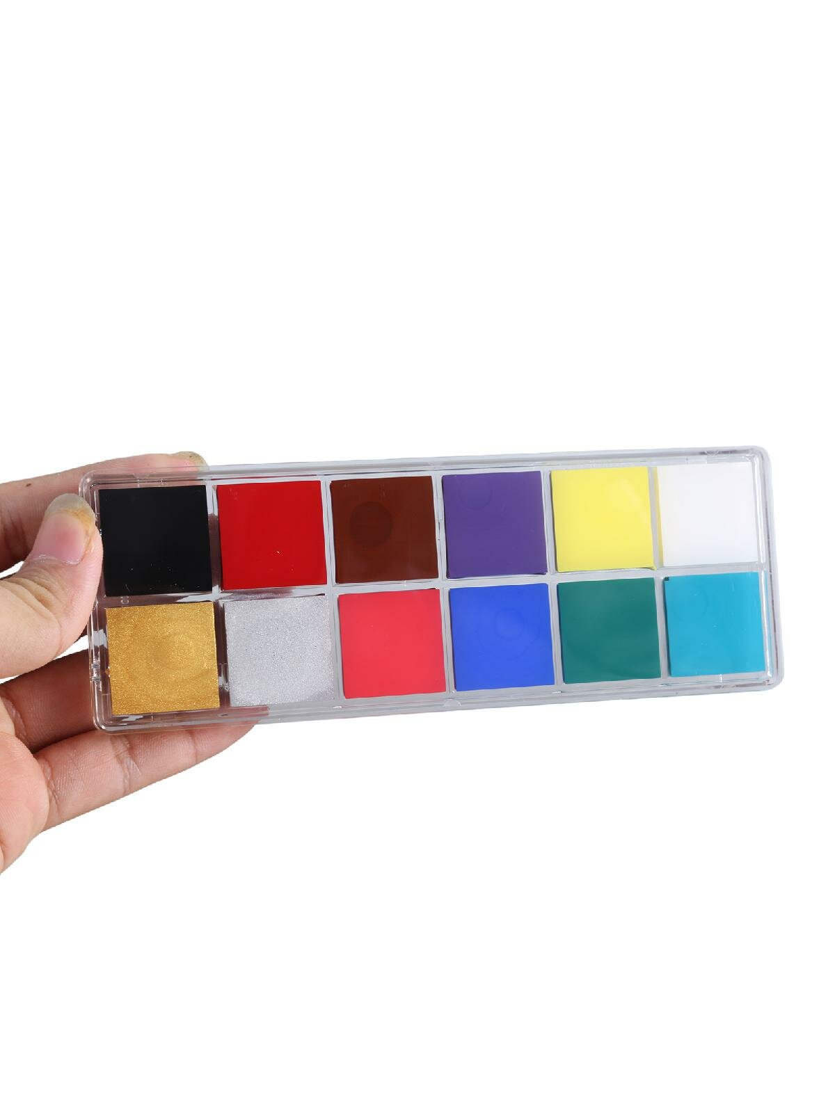 12-цветная масляная краска для раскрашивания тела