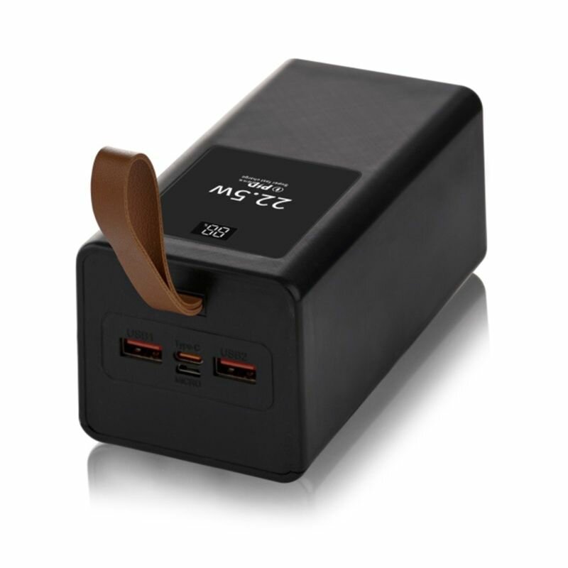 Комплект съемного блока питания мощностью 22,5 Вт, комплект мобильного питания-черный