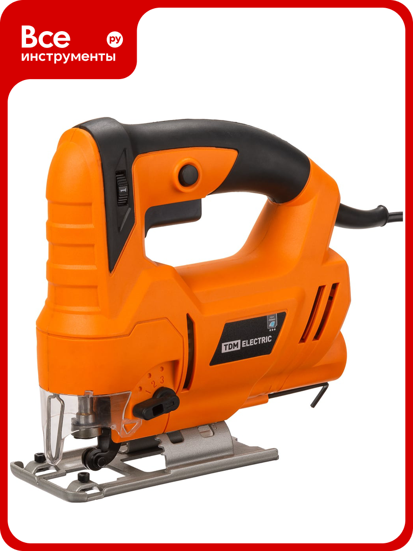 Электрический лобзик ТDM ELECTRIC ЛЭ-710/85, мощность 710 Вт, пропил 85 мм, 3000, разрезания